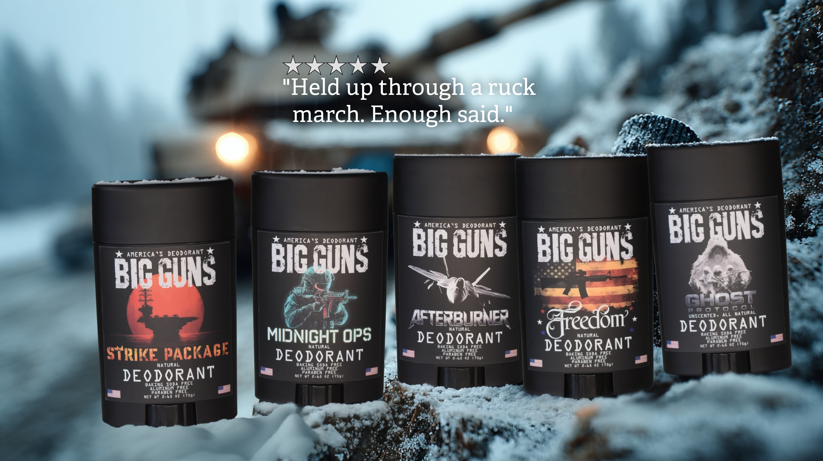 Big Guns USA - Veteran-Founded Deodorant – BIG GUNS USA, LLC